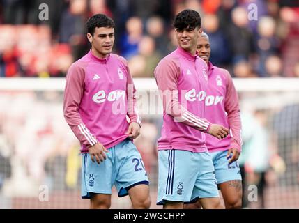 Nottingham Forest's Rodrigo Duarte Ribeiro in action in action during ...