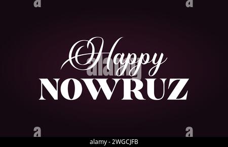 Happy Nowruz amazing text illustration design Stock Vector Image & Art ...