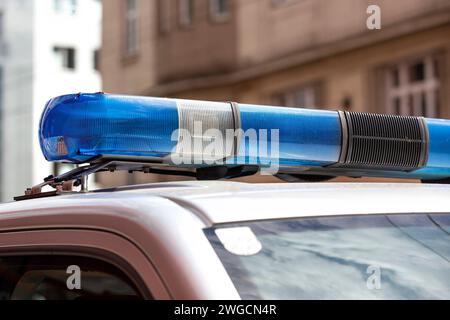 Blaulicht Polizei *** Police blue light Copyright: xmix1x Stock Photo ...