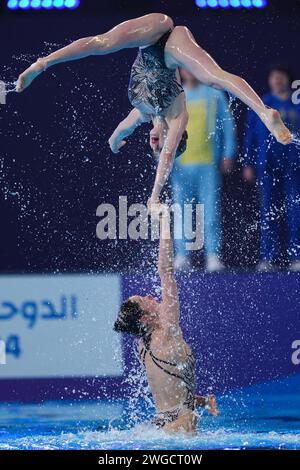 Doha, Qatar. 4th Feb, 2024. United States team group (USA) Artistic ...