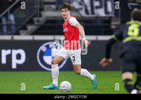 Wouter Goes of AZ Alkmaar dribbles with the ball during the Dutch ...