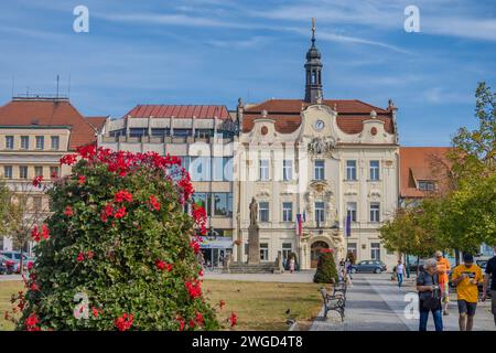 Beroun- Czech- 2 October 2023: baroque town hall and gothic Prague ...