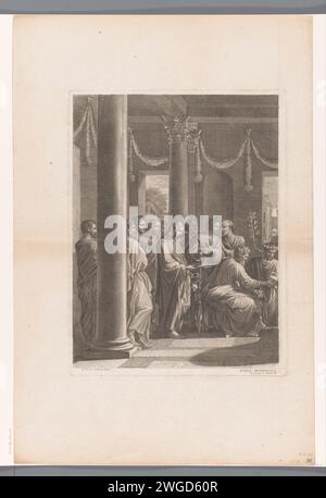 Marriage of Maria and Jozef (left part), Jean Pesne, After Nicolas ...