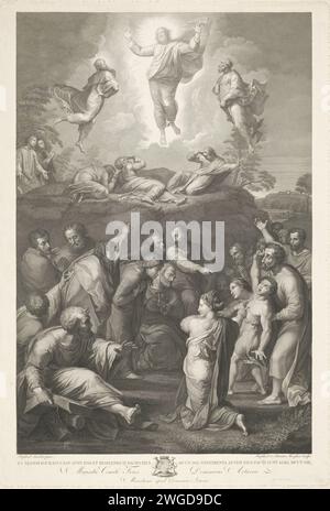 Transfiguration on the Berg Tabor, Raphael Morghen, After Rafaël, 1768 ...