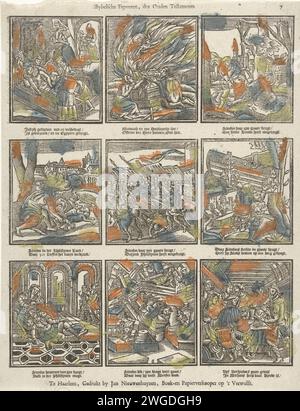 Simson; Samson; Figures from the Old Testament. Simson with the jawbone ...