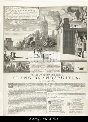 Use of the new fire spray snakes, 1677, 1880 - 1882 print Leaf with a ...