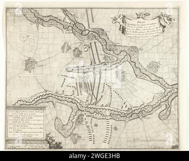 Breaking through the French lines in Brabant, 1705, Zacharias Chatelain ...