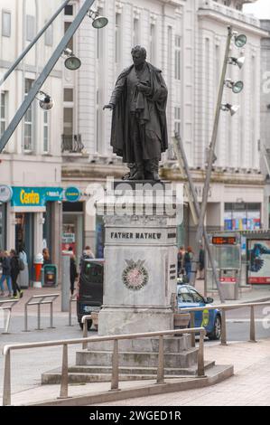 Father Mathew Statue in Cork. Ireland Stock Photo - Alamy