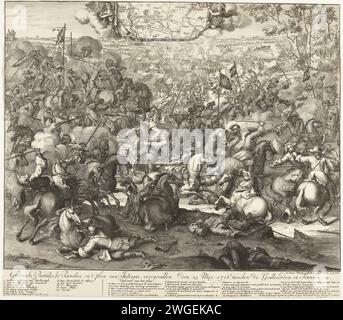 Battle of Ramillies, 1706, 1706 print Map of the Battle of Ramillies ...