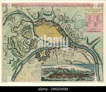 Map with the positions of the Allied and French troops, 1809, Anonymous ...