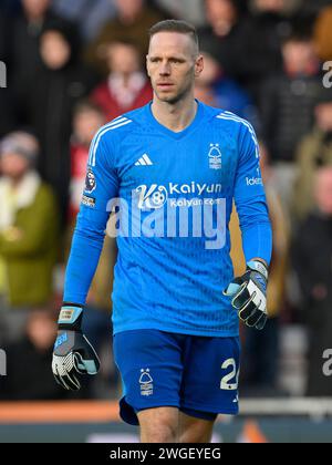 Nottingham Forest's Matz Sels in action during the English Premier ...