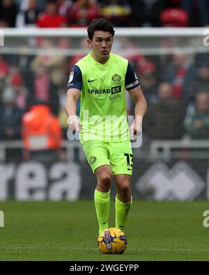 Middlesbrough on Sunday 4th February 2024. Sunderland manager Michael ...