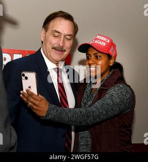 Mount Pleasant, Wisconsin, USA. 4th Feb, 2024. Mike Lindell, CEO of ...