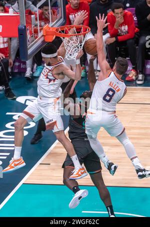 Phoenix Suns guard Grayson Allen (8) poses during the NBA basketball ...