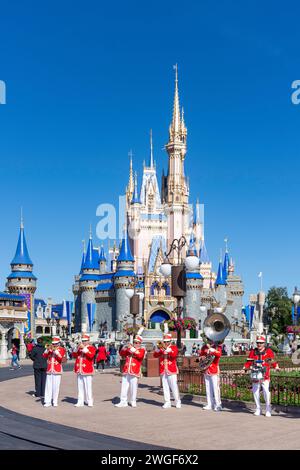 Philharmonic & Cinderella's Castle, Fantasyland, Magic Kingdom, Walt ...