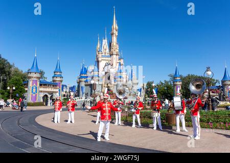 Philharmonic & Cinderella's Castle, Fantasyland, Magic Kingdom, Walt ...