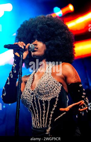 Italy 4 February 2024 Tanerélle Stephens - singer, songwriter and ...