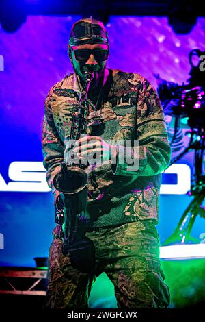 Italy 4 February 2024 Masego - Micah Davis Jamaican-American musician ...