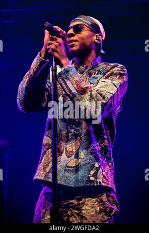 Italy 4 February 2024 Masego - Micah Davis Jamaican-American musician ...