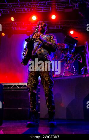 Italy 4 February 2024 Masego - Micah Davis Jamaican-American musician ...
