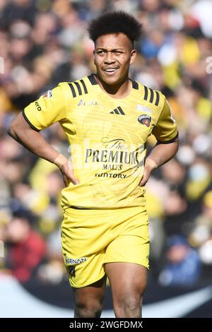 Tokyo, Japan. 3rd Feb, 2024. New Zealand's Auckland Blues prop Marcel ...