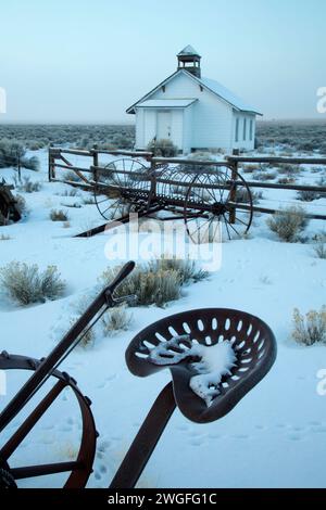 Fort Rock Homestead Village with historic pioneer buildings Fort Rock ...