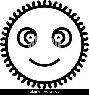 Icon for fuzzy,frizzy Stock Vector Image & Art - Alamy