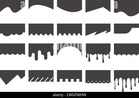 Background section and separator for website design. Isolated vector ...