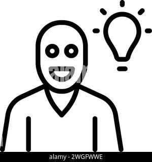 Icon for realize,perceive Stock Vector Image & Art - Alamy