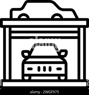 Icon for garage,terminus Stock Vector Image & Art - Alamy