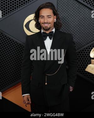 Maluma arrives at the 66th Annual Grammy Awards held at the Crypto.com ...