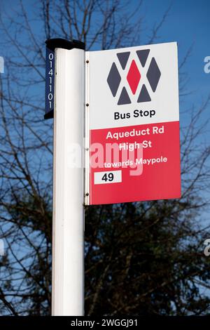 West Midlands bus in High Street, Kings Heath, Birmingham, West ...