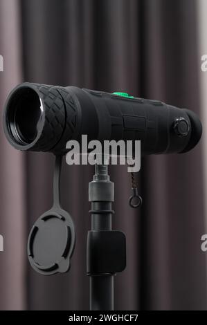 Long-range military monocular with rice protective case Stock Photo - Alamy