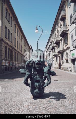 Eco, the sculpture of Marc Didou Stock Photo - Alamy