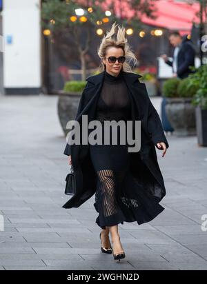 Amanda Holden leaves Global Radio in London. Picture date: Tuesday June ...