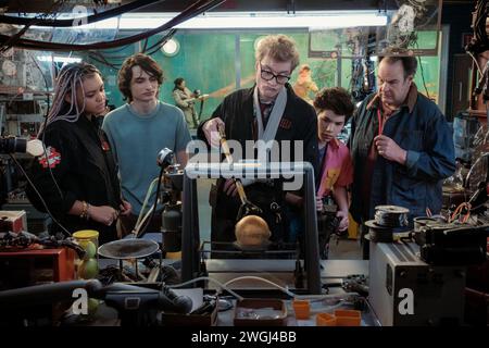 Ghostbusters Frozen Empire Finn Wolfhard Stock Photo - Alamy