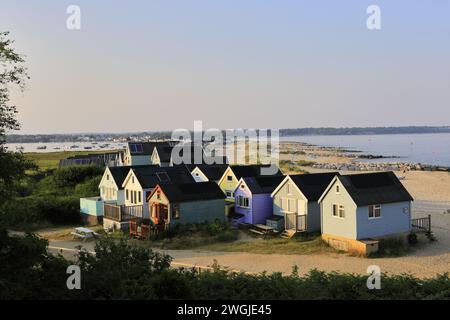 Summer view over Mudeford Sandbank and Mudeford Quay, Christchurch ...
