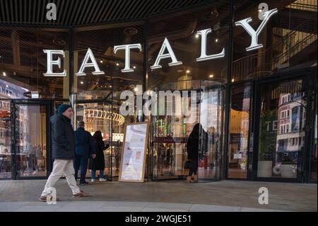 Exterior of Eataly London, an Italian food market and restaurants in ...