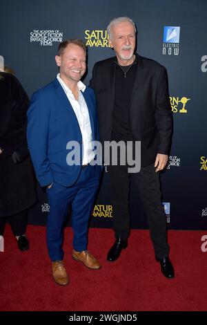 James Cameron mit Gast bei der Verleihung der 51. Saturn Awards 2024 im ...
