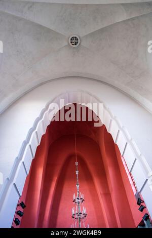 Interior of the Mikael Agricolan Kirkko (Michael Agricola Church) in ...