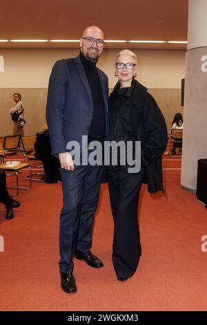 Michael Biel und Christiane Arp bei der William Fan Fashion Show Off ...