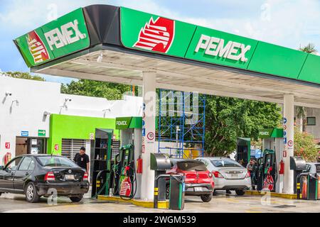 Sign of Pemex Gas Station Stock Photo - Alamy