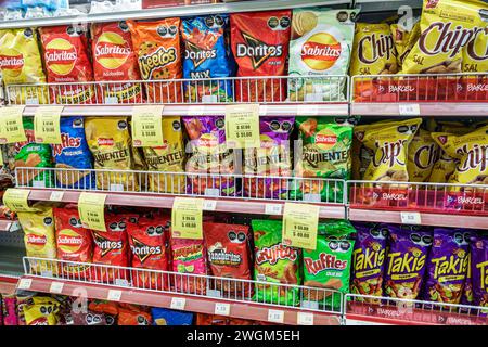 junk food aisle in grocery store Stock Photo - Alamy