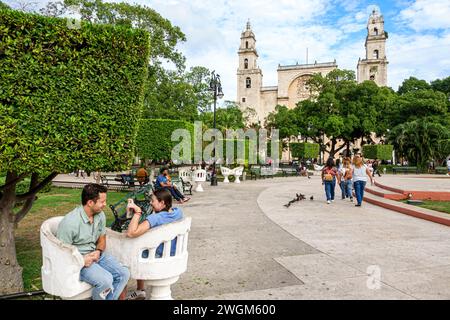 Merida Mexico,Centro Historico historic center centre district,Plaza ...