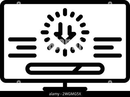 Icon for installing,update Stock Vector Image & Art - Alamy