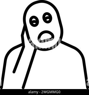 Icon for bored,gloomy Stock Vector Image & Art - Alamy