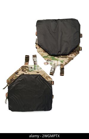 Tactical armor plate. Thigh armor protection for military Stock Photo ...