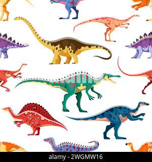 Cartoon hypselosaurus dinosaur character. Cute giant dino animal vector ...