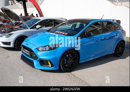 Ford Focus RS side view isolated on white Stock Photo - Alamy