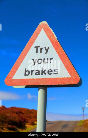 Road sign on the street after snowstorm Stock Photo - Alamy